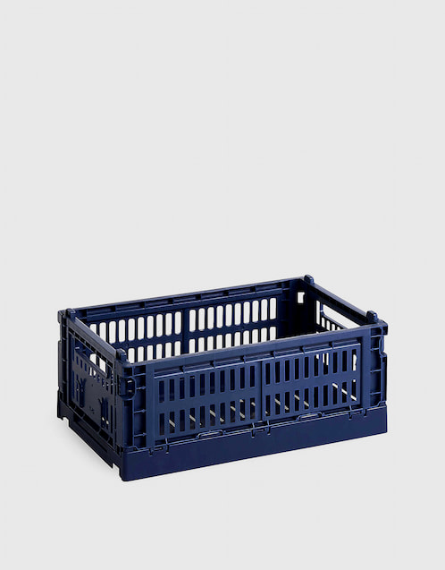 HAY Small Colour Crate-Dark Blue (Home Décor) IFCHIC.COM