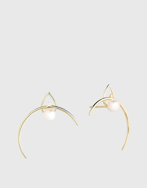 Ruifier Jewelry Cosmo Venus 18ct Yellow Gold Earrings (Fashion Jewelry ...