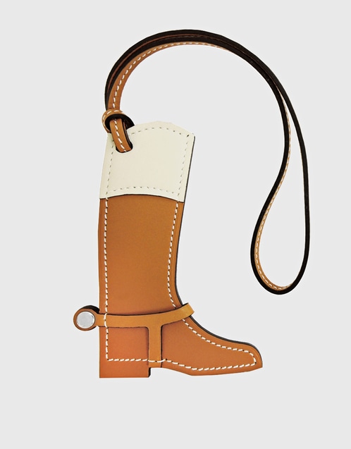 Hermès Hermès Paddock Calfskin Boot Bag Charm () IFCHIC.COM