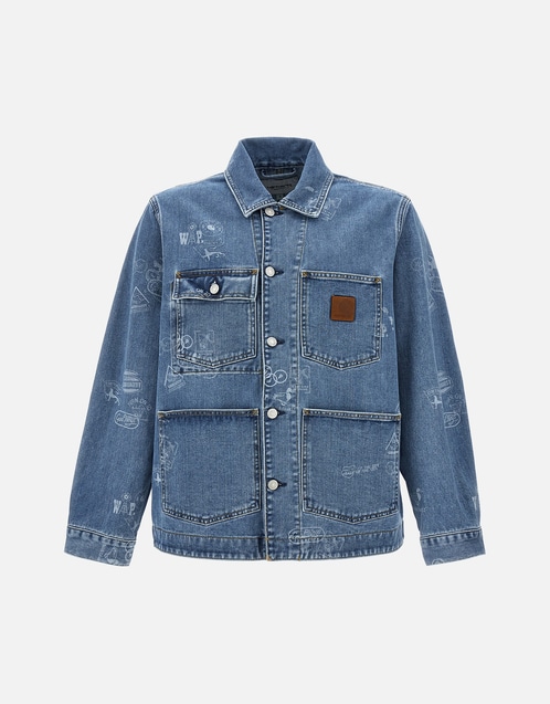 Carhartt Wip Men's Stamp Cotton Denim Jacket () IFCHIC.COM