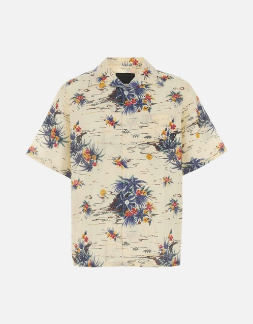 Prada Men's Hawaii Batista Cotton Short-Sleeved Shirt (All New In ...