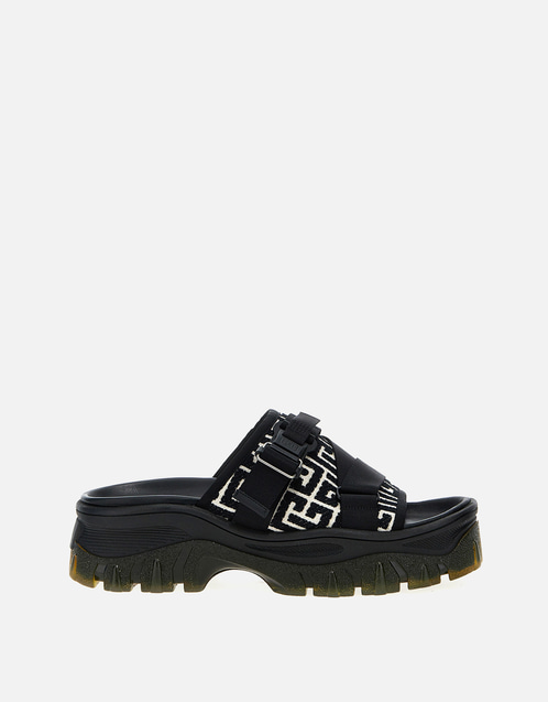 Balmain Men's Ulysse Logo Adjustable Strap Slippers () IFCHIC.COM