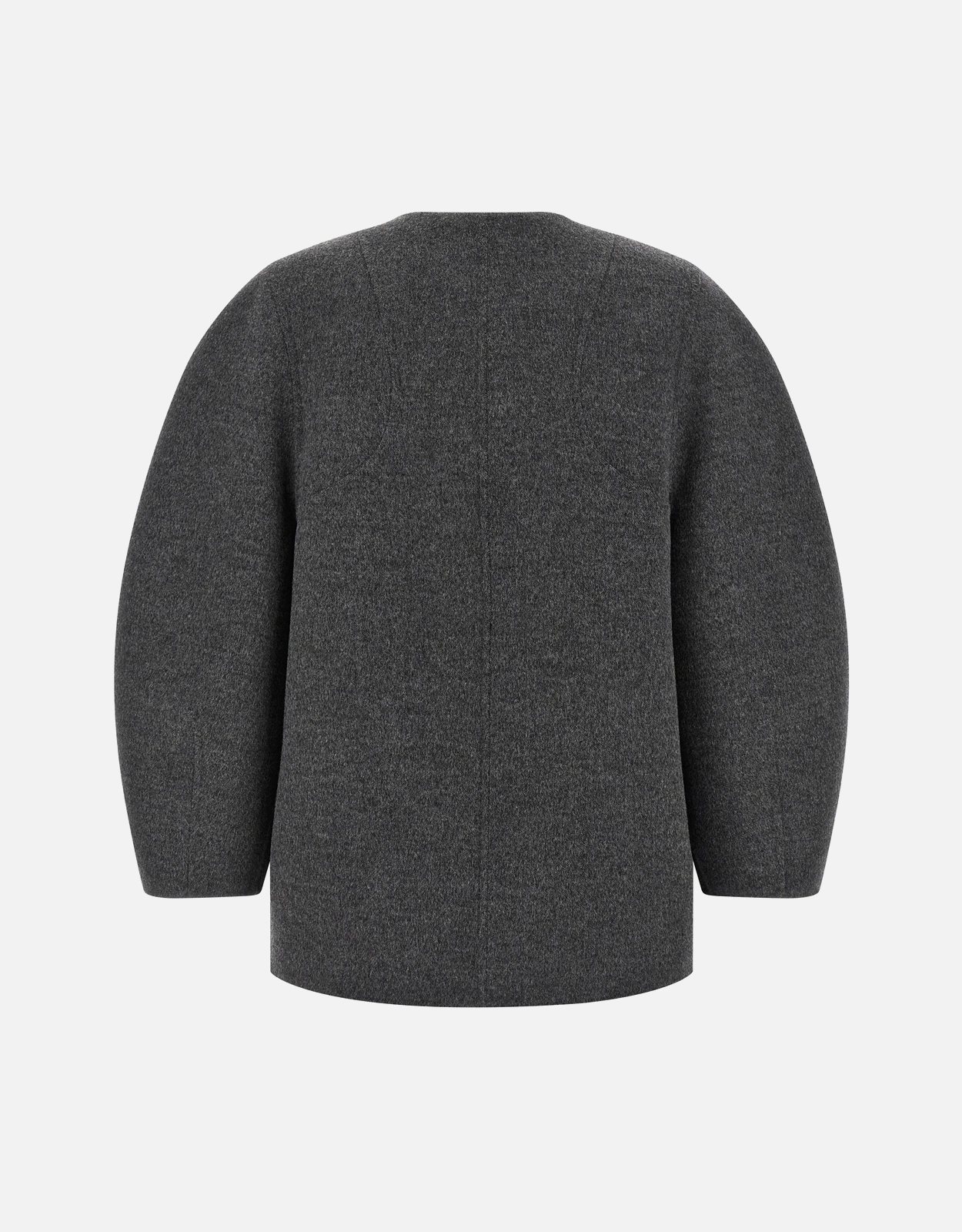 Fendi Gray Wool Cocoon Short Jacket (All New In) IFCHIC.COM
