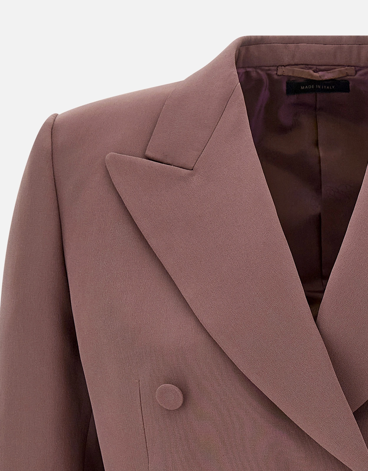 Brioni Old Rose Silk Double-Breasted Flavia Jacket (All New In) IFCHIC.COM