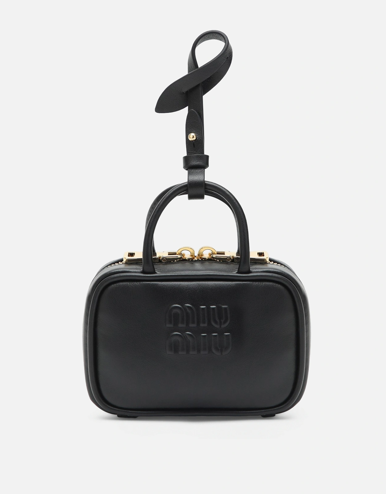 Miu Miu Beau Leather Micro-bag Charm (All New In) IFCHIC.COM