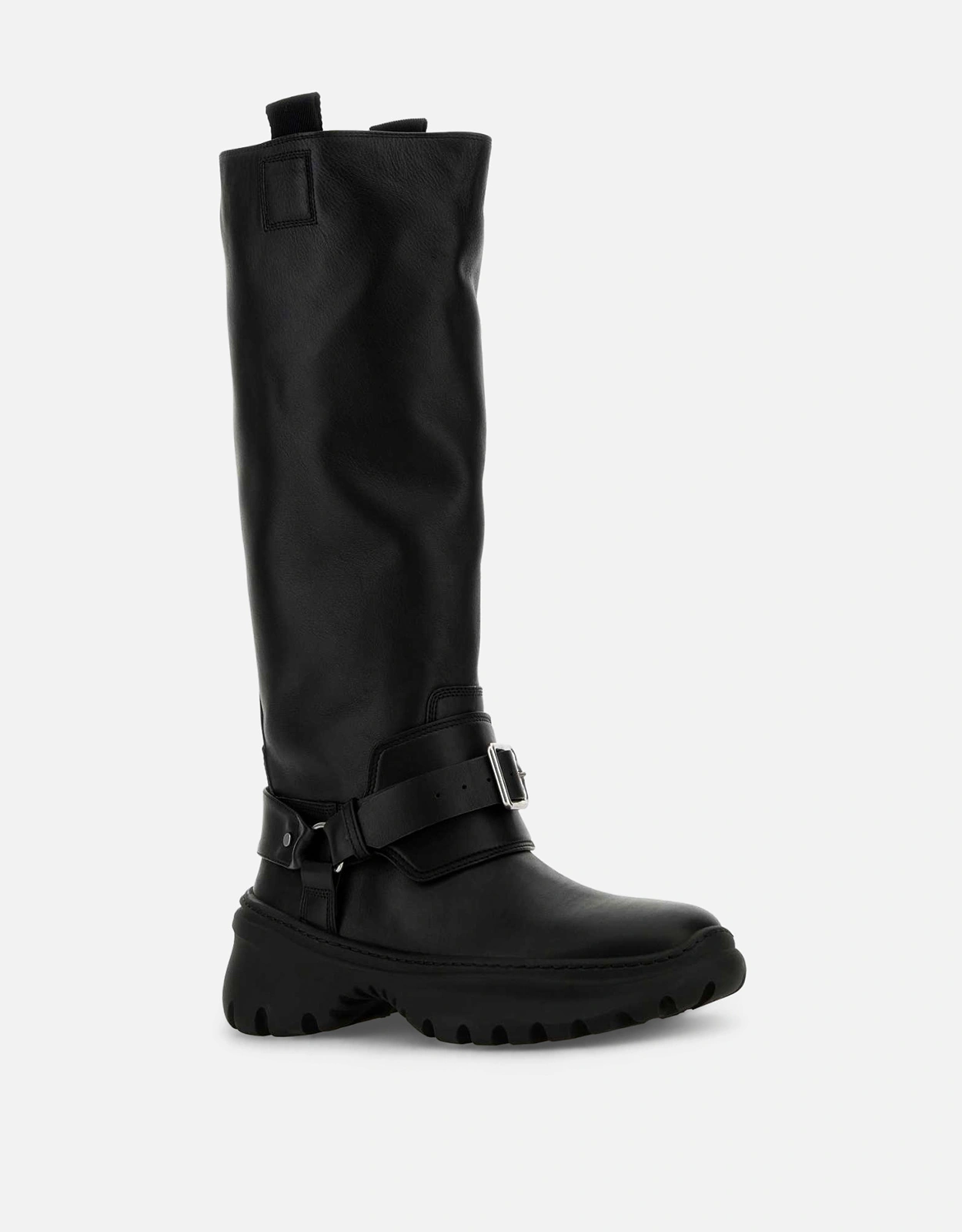 Burberry Men's Black Calfskin Leather Stomp Boots () IFCHIC.COM