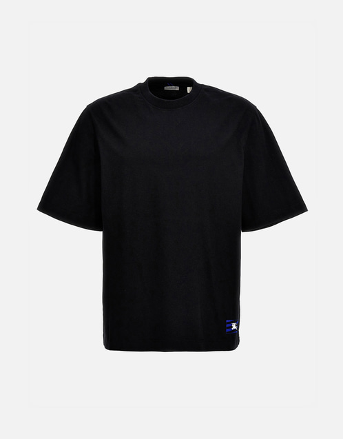 Burberry Men's Cotton Logo Patch Crew Neck T-Shirts () IFCHIC.COM