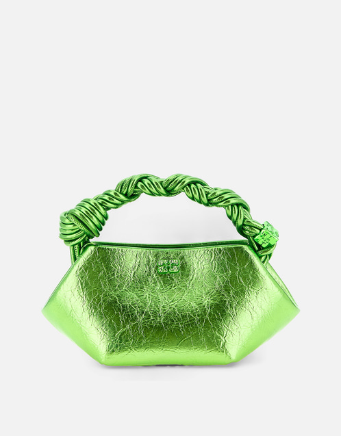 Ganni Bou Mini Metallic Crossbody Bag () IFCHIC.COM