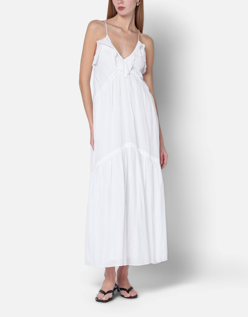 Isabel Marant Étoile Vasma Cotton Voile Column Point Flared Dress (All ...