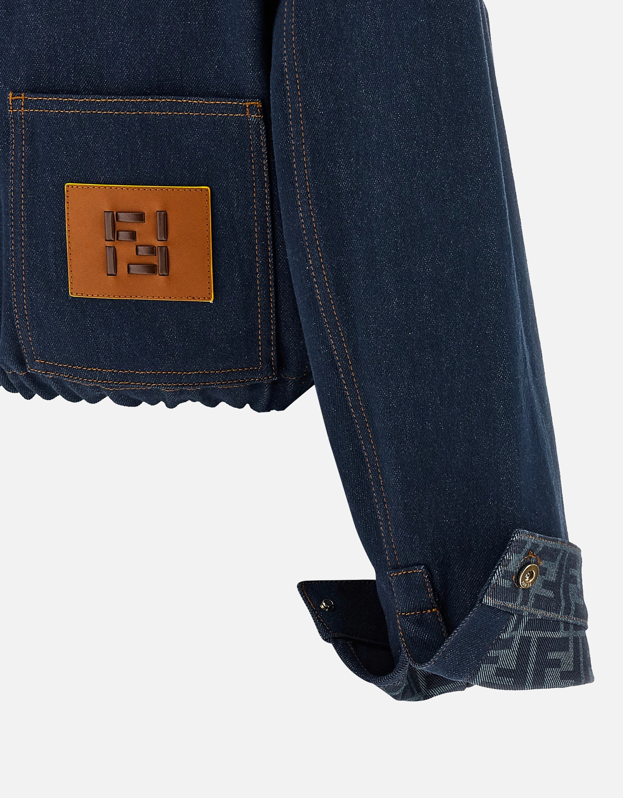 Fendi Navy Blue Denim Jacket (All New In) IFCHIC.COM